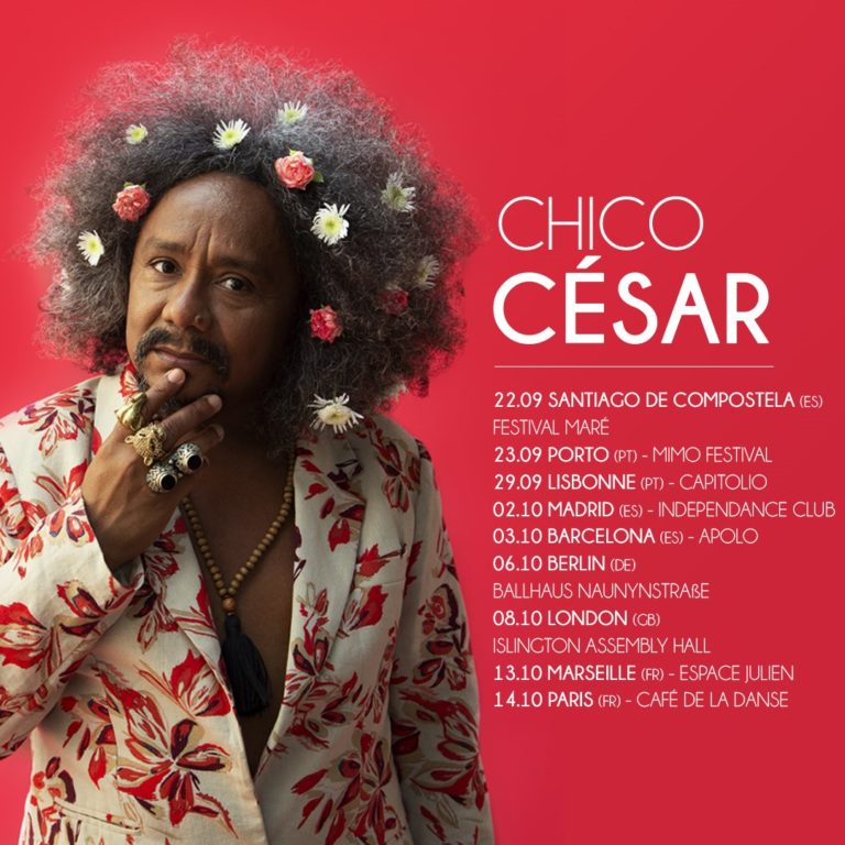 Chico César – Chico César anuncia turnê europeia de “Vestido de Amor”